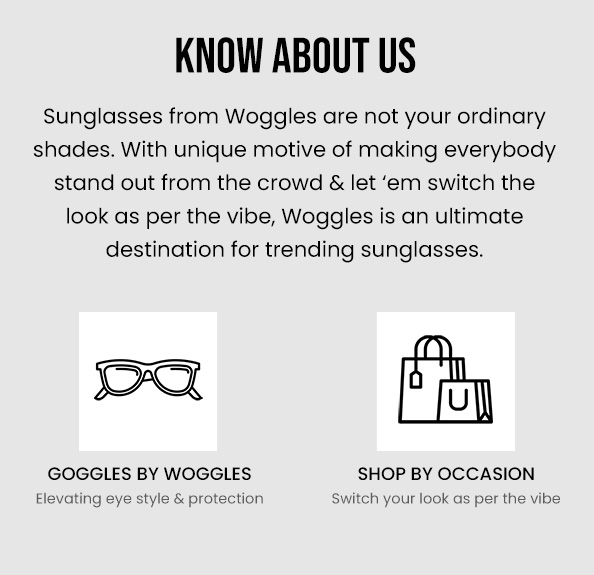 Woggles - Online Shopping Destination for Sunglasses & Goggles in India